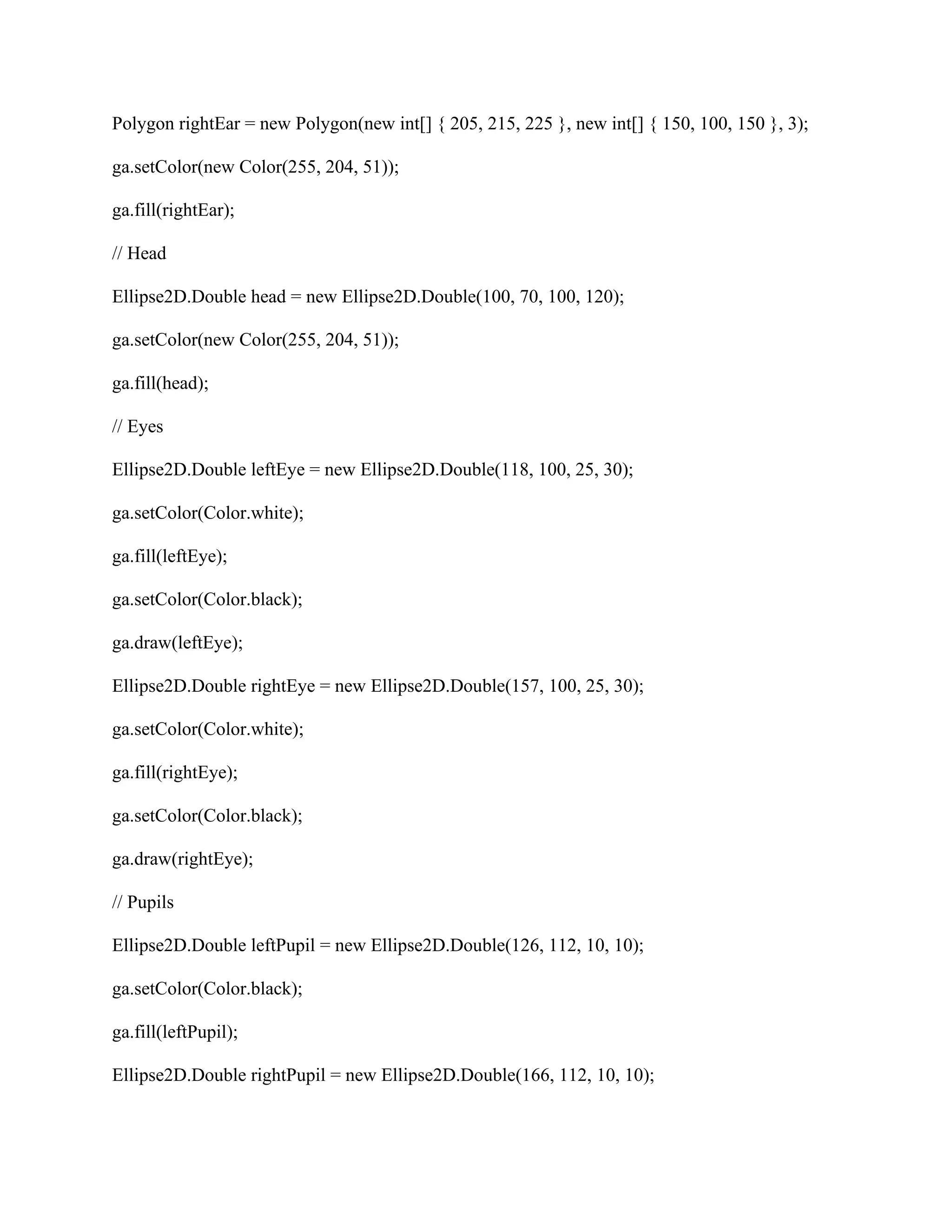 draw a pikachu in java package arreyreview- import java-awt--- import.pdf
