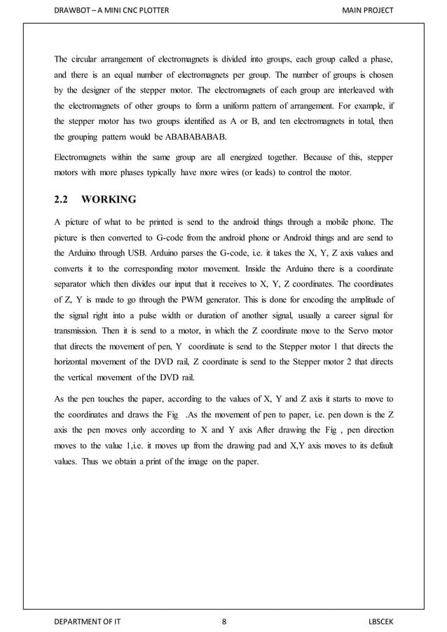 DrawBot - Android Thing CNC Plotter | PDF
