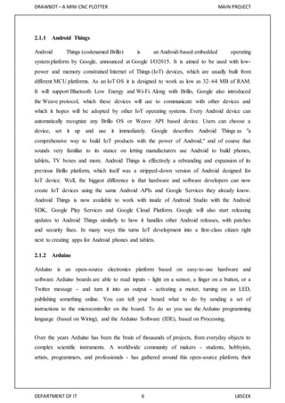 DrawBot - Android Thing CNC Plotter | PDF