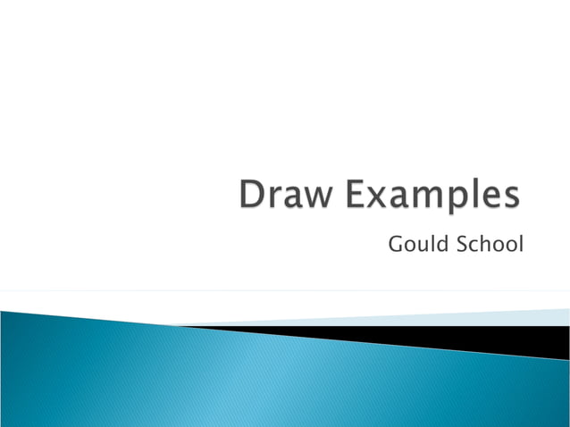 Draw examples | PPT