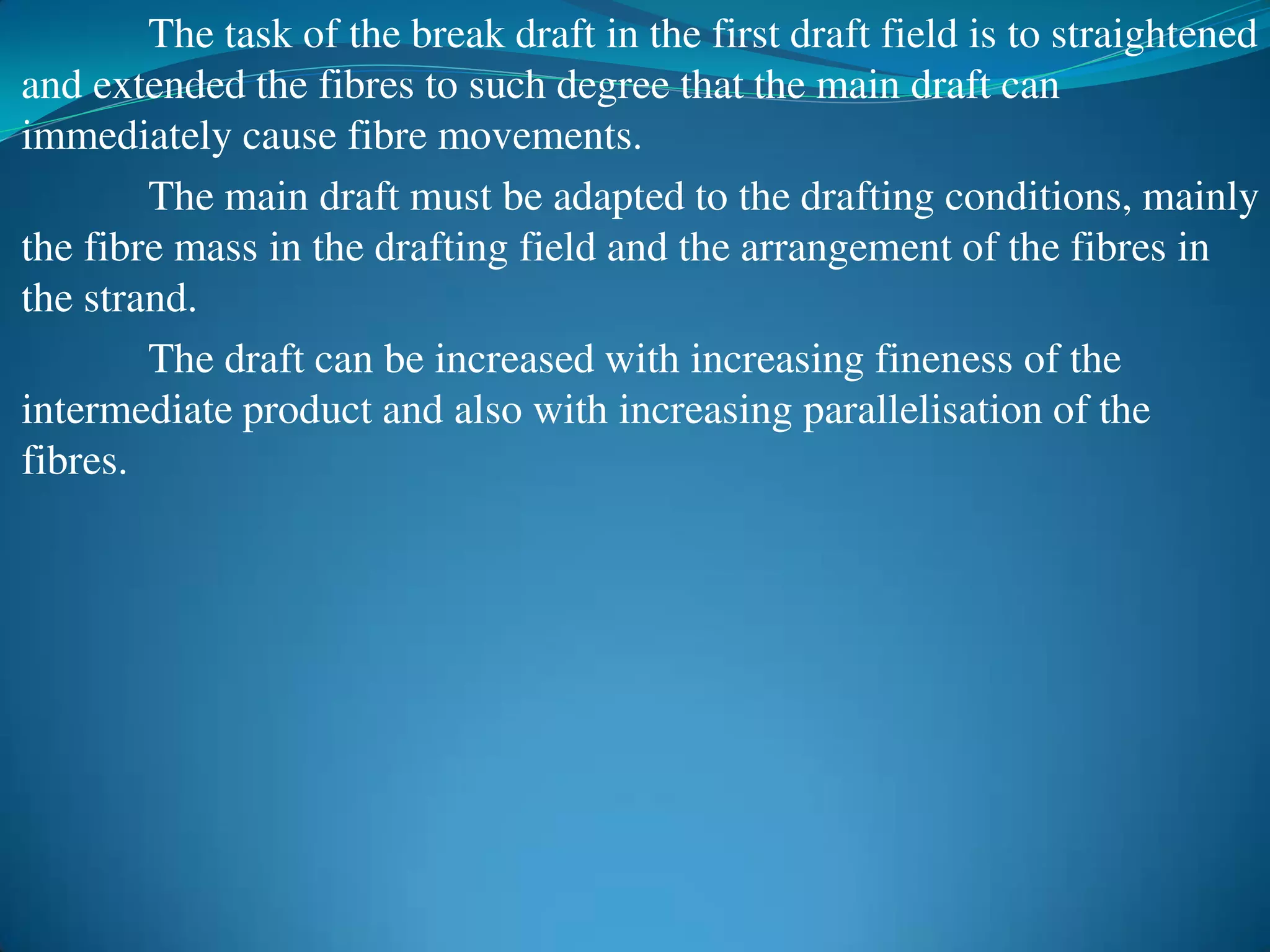 Yarn Manufacturing Process : Drawframe | PDF