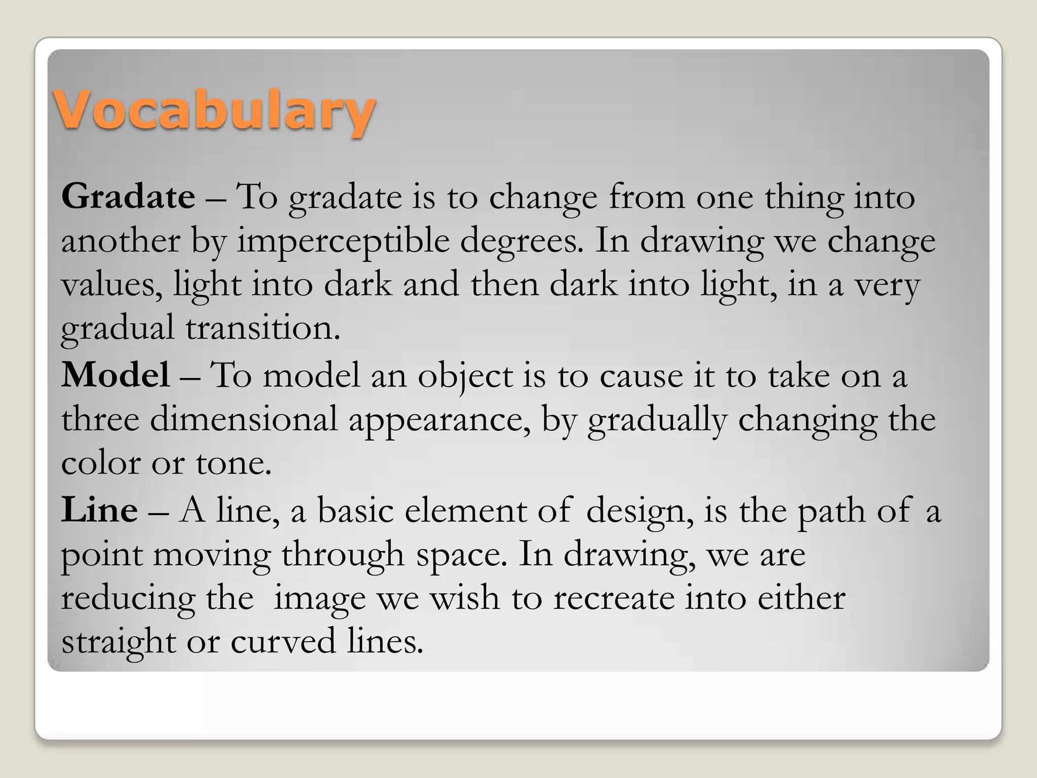 Introduction to Drawing | PPTX