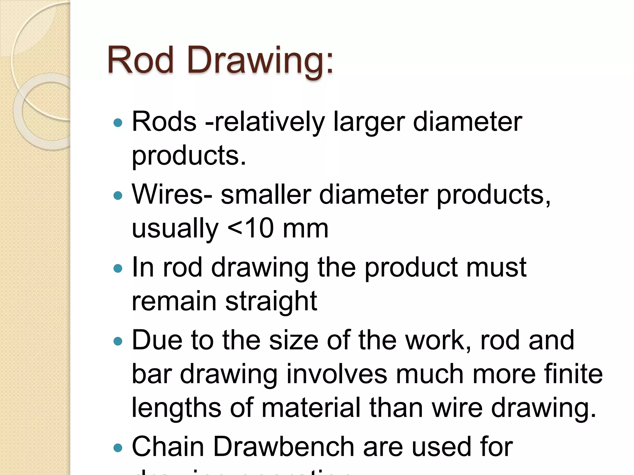 Drawing Processes in Manufacturing | PPTX