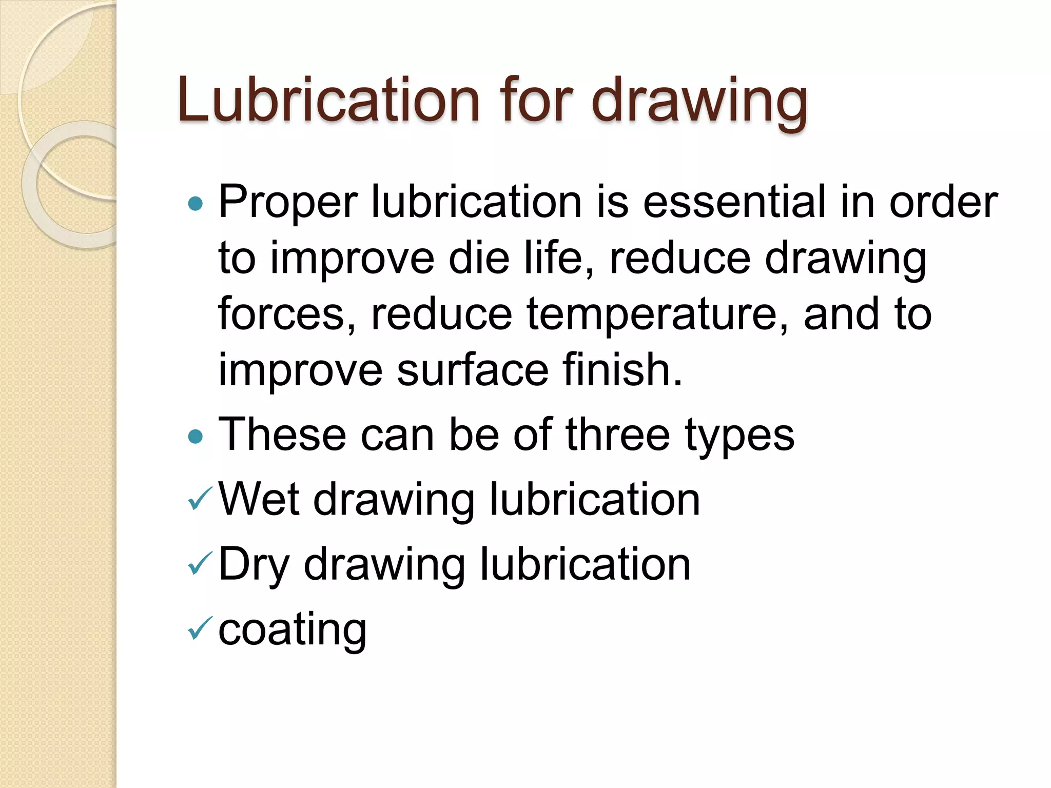 Drawing Processes in Manufacturing | PPTX