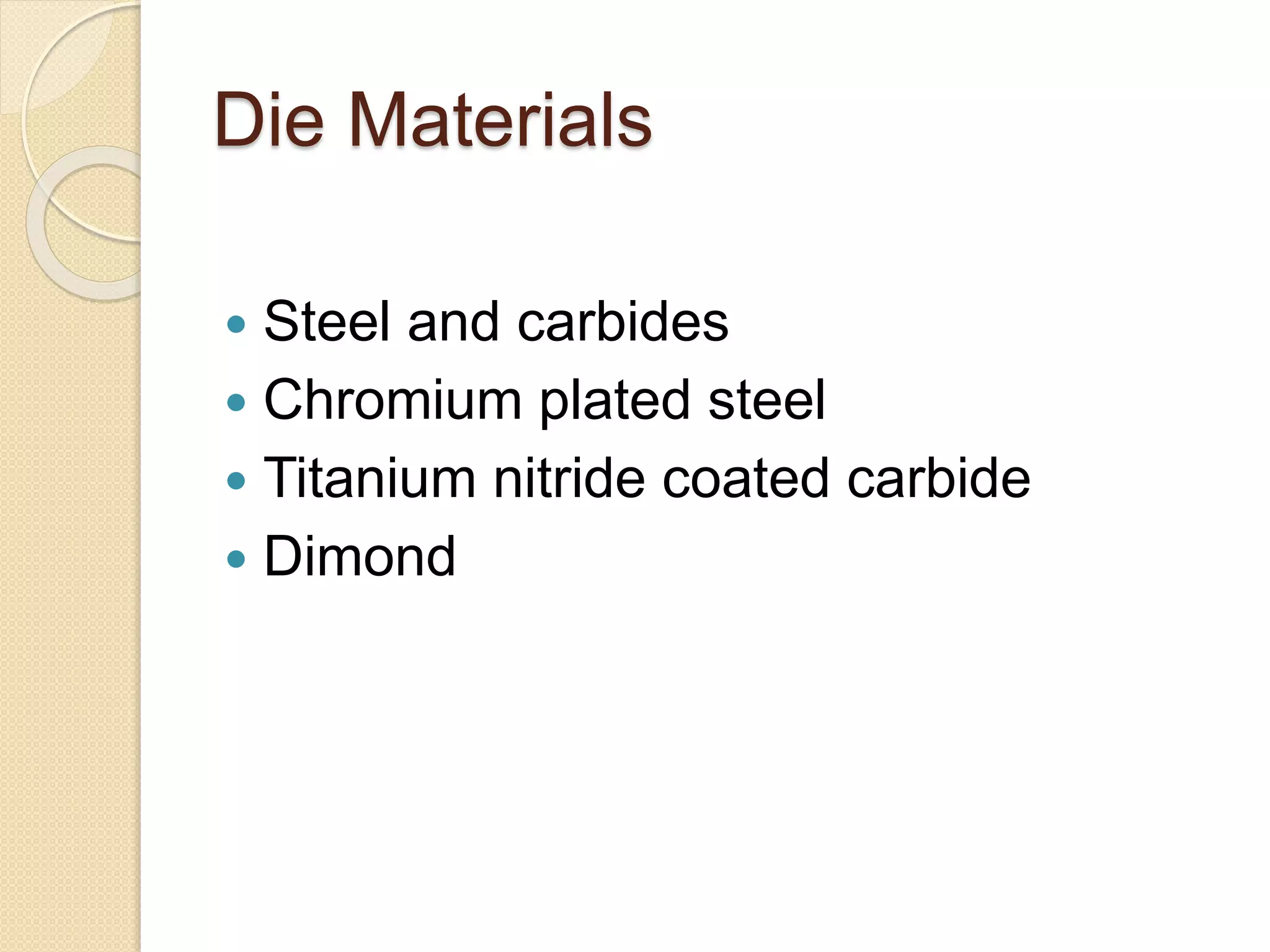 Drawing Processes in Manufacturing | PPTX
