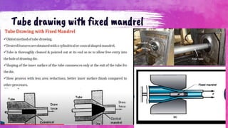 Drawing,Wire Drawing &Tube drawing and Its Applications by polayya ...