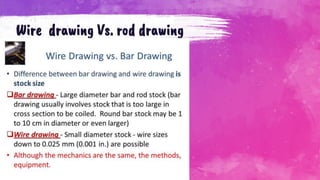Drawing,Wire Drawing &Tube drawing and Its Applications by polayya ...