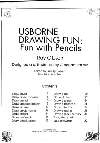 .Drawing fun-with-pencils-usborne-viny | PDF