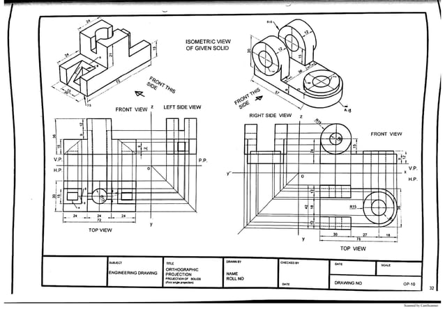 IOE Drawing I Solutions | PPT