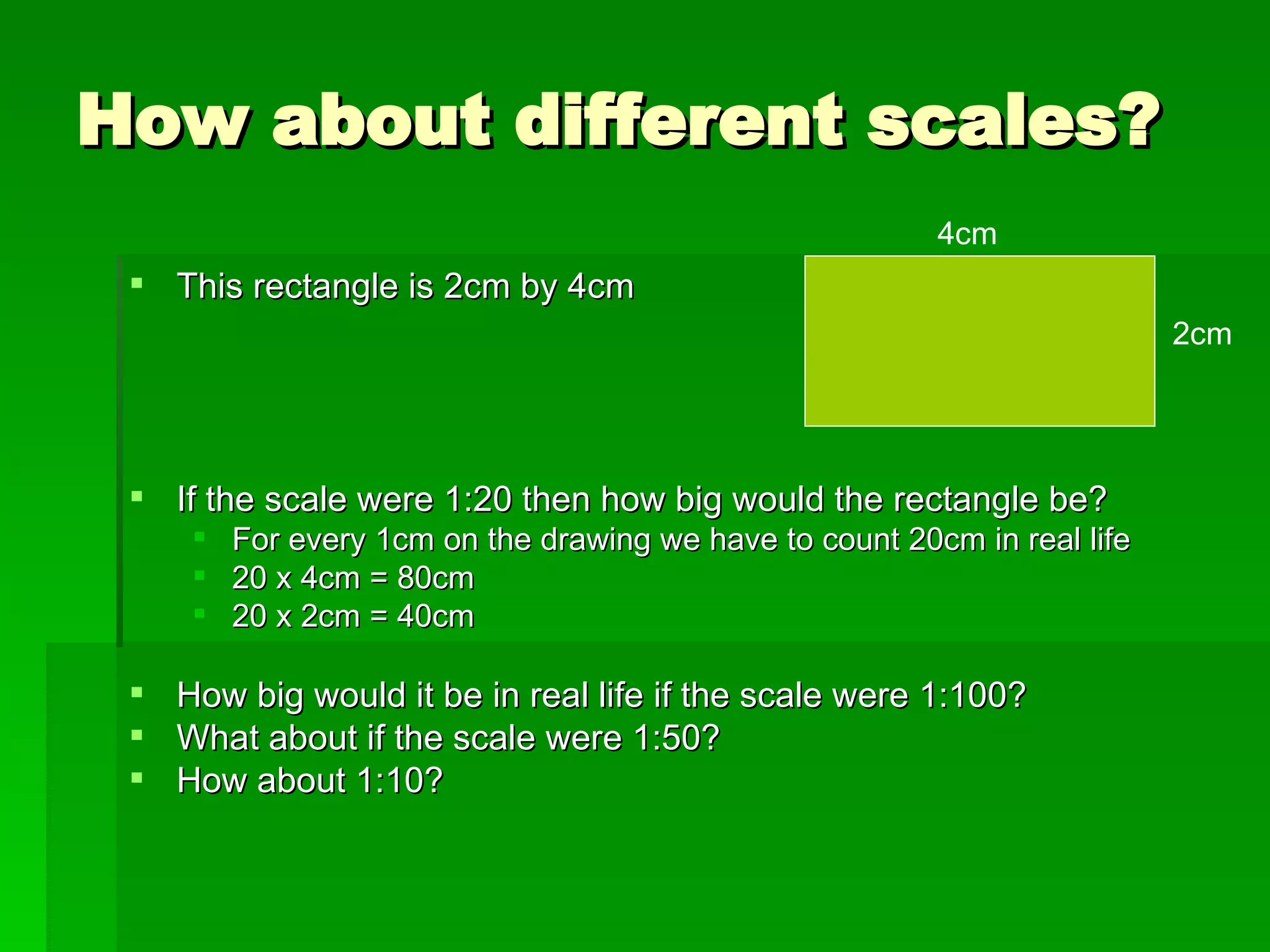 Drawing To Scale | PPT | Drawing and Sketching | Arts and Crafts