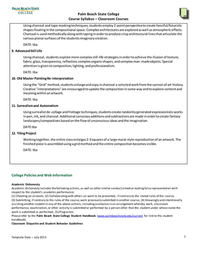 Drawing 1 Syllabus | DOCX