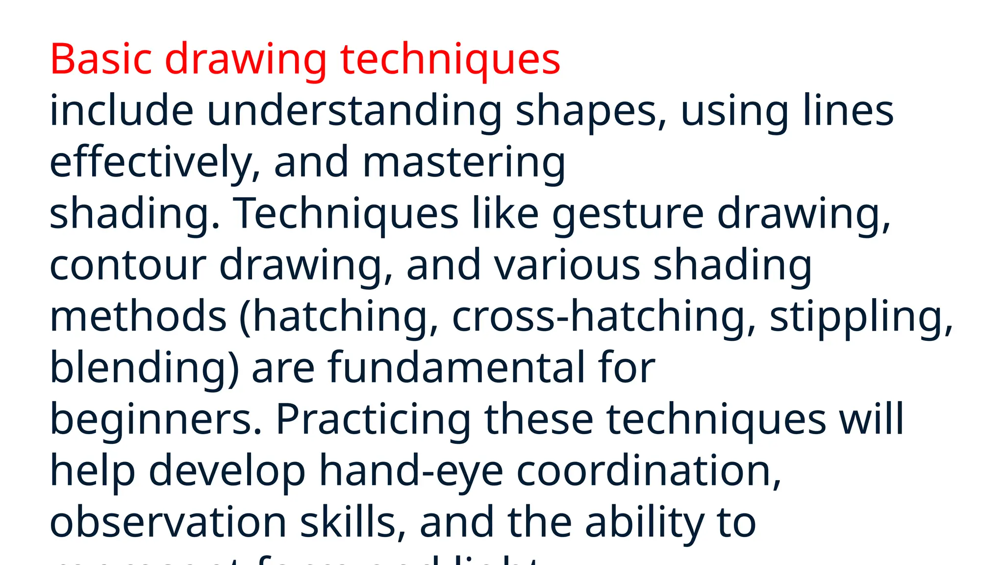 techniques in basic drawing for students 2025.pptx