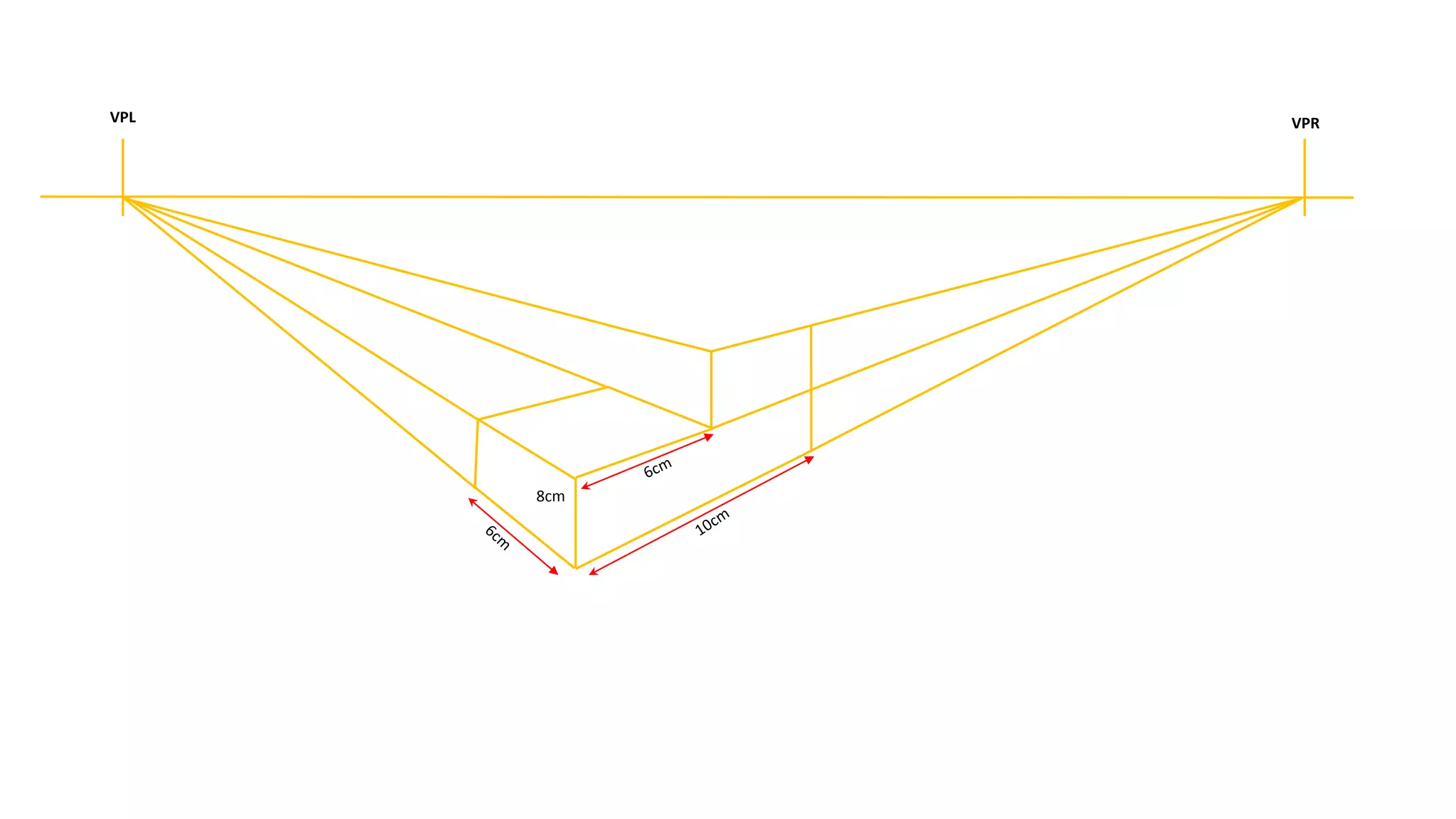 Drawing 2 point perspective - step by step guide | PPTX