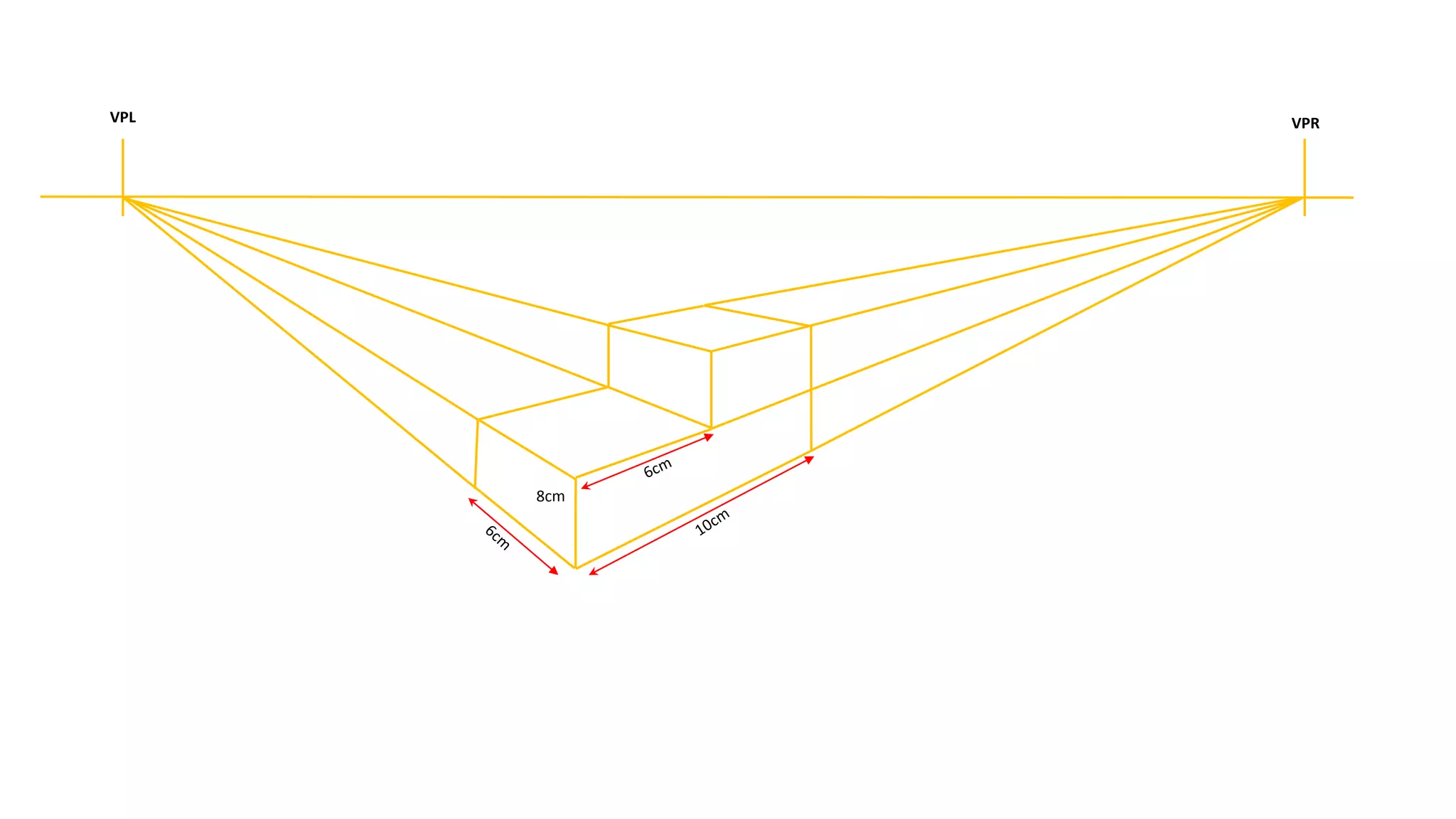 Drawing 2 point perspective - step by step guide | PPTX