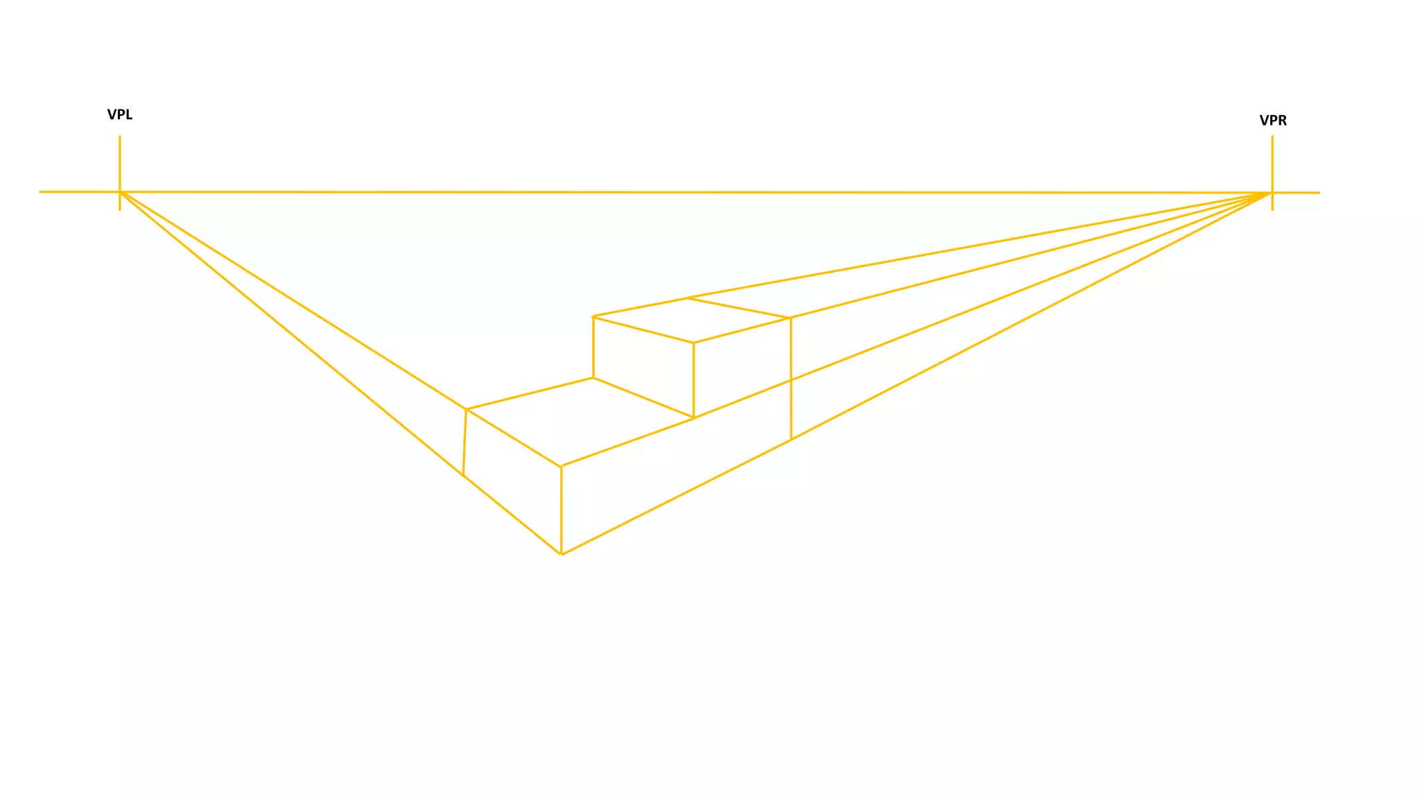 Drawing 2 point perspective - step by step guide | PPTX
