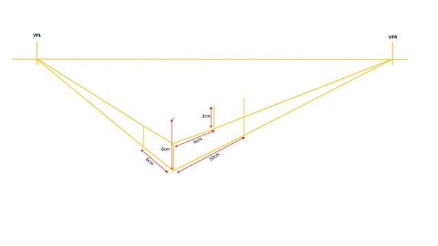 Drawing 2 point perspective - step by step guide | PPTX