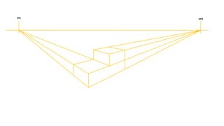 Drawing 2 point perspective - step by step guide | PPTX