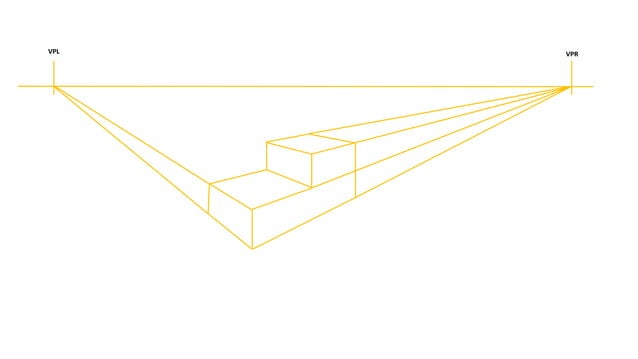 Drawing 2 point perspective - step by step guide | PPTX