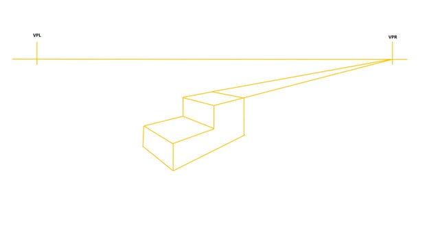 Drawing 2 point perspective - step by step guide | PPTX