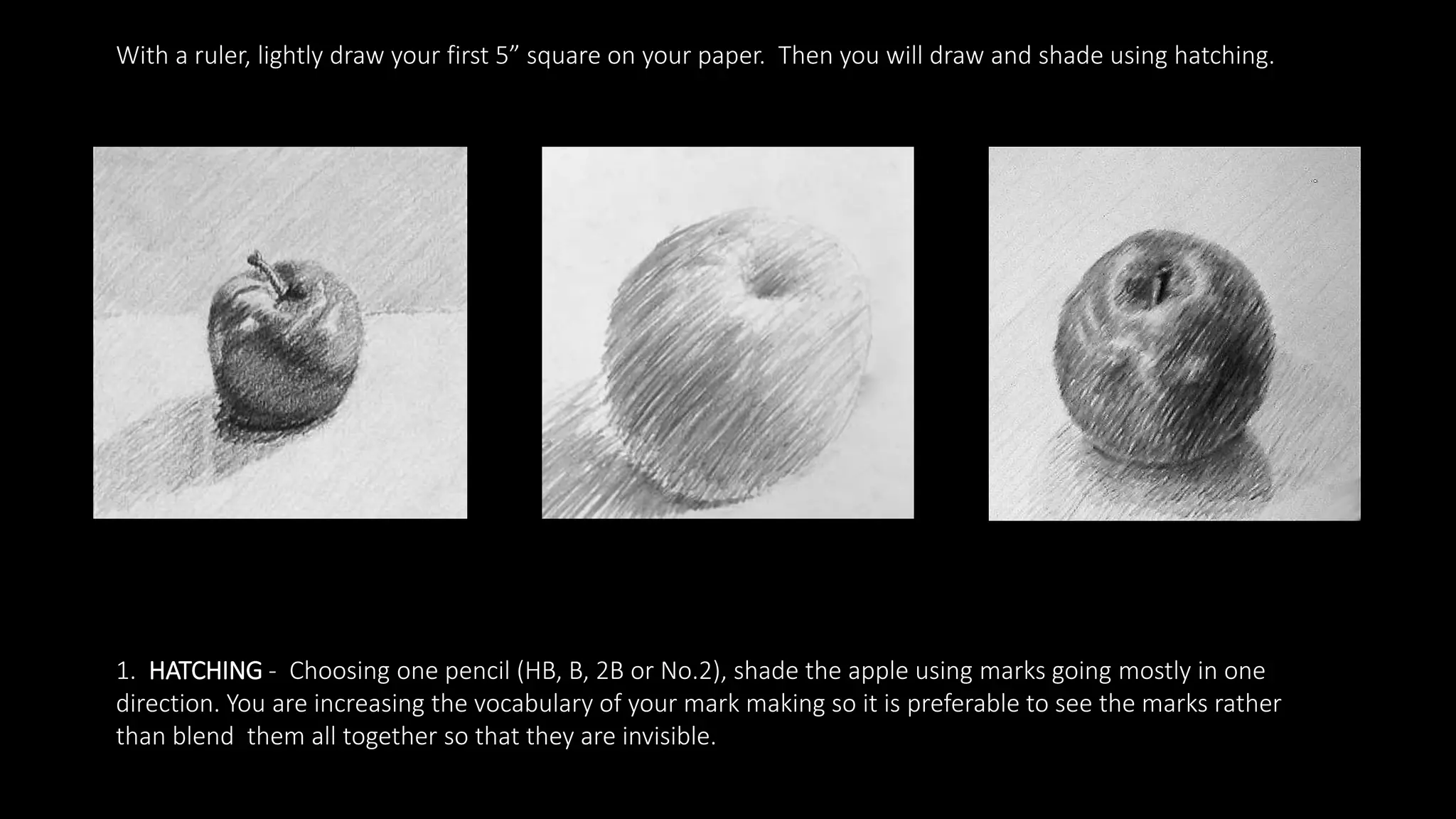 Drawing 6 apples beginning drawing | PPTX