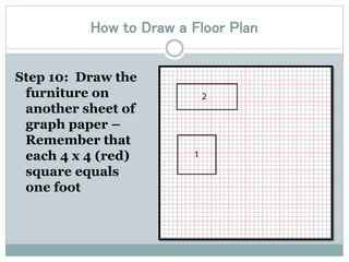 Drawing a floor plan | PPTX