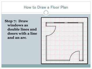 Drawing a floor plan | PPTX
