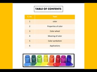 Drawing and color studies | PPT