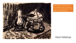 Drawing and painting spaces and objects | PPT