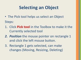 Drawing and selecting | PPT