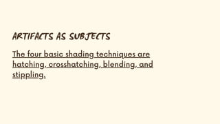 Drawing artifacts | PPT