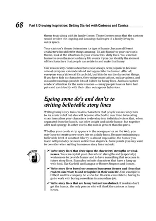 Drawing cartoons & comics for dummies | PDF