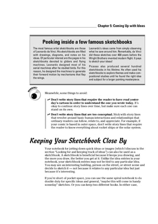 Drawing cartoons & comics for dummies | PDF