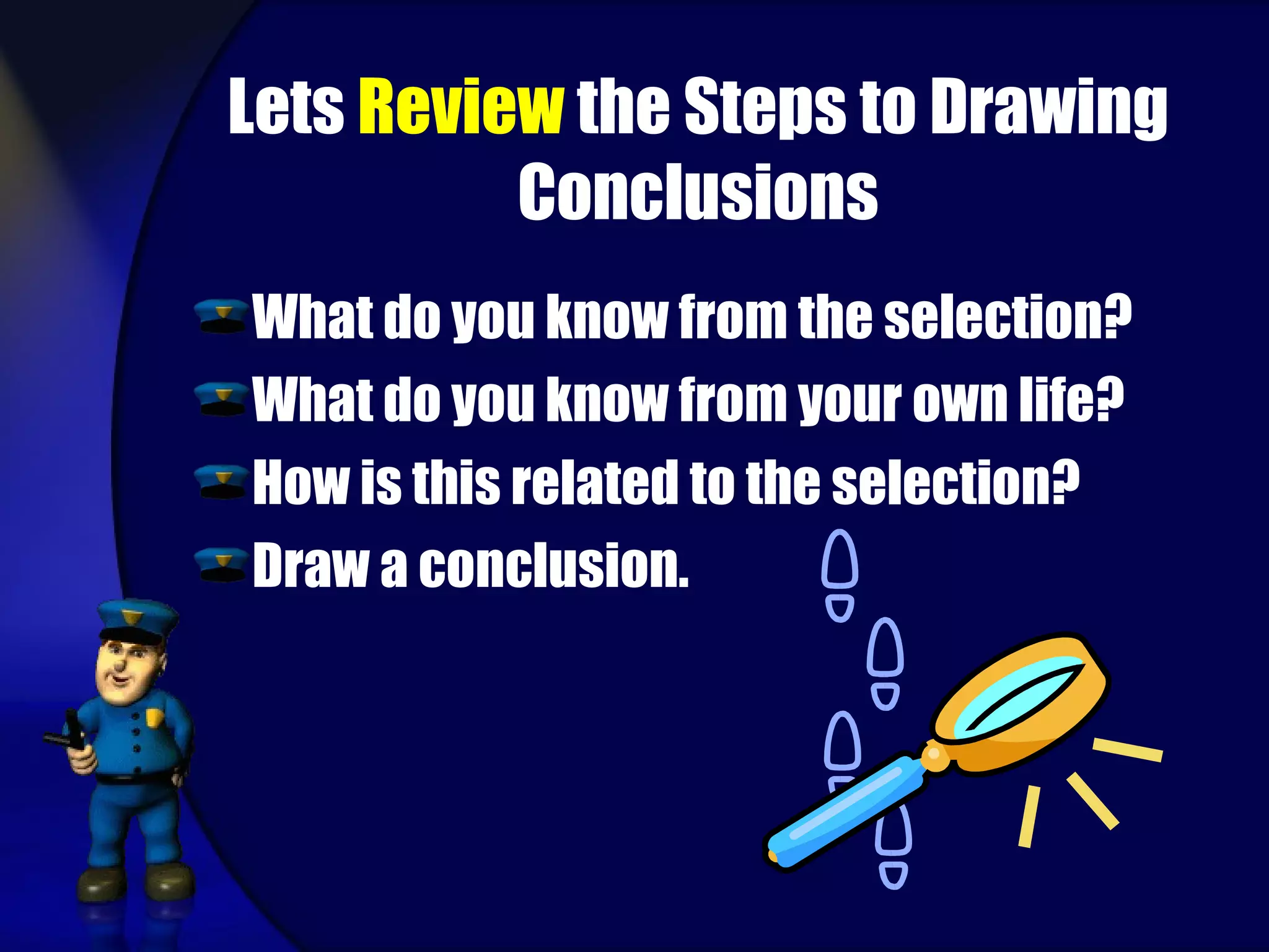 Drawing conclusion | PPT