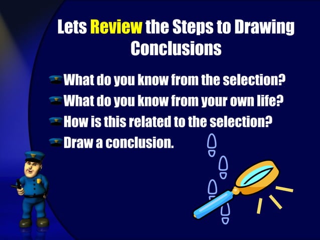 Drawing conclusion | PPT