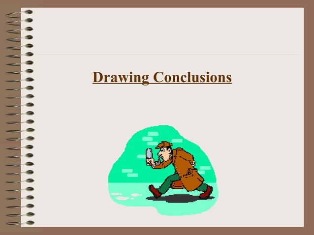 Drawing conclusions activity | PPT