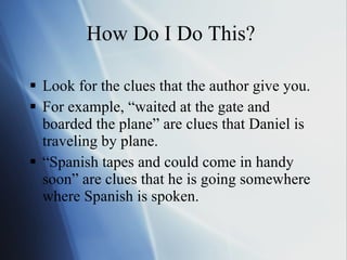 Drawing Conclusions PowerPoint | PPT