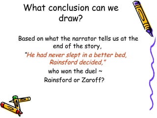 Drawing Conclusions Examples