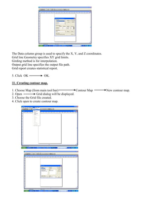 Drawing Contour Map using Computer Software | PDF