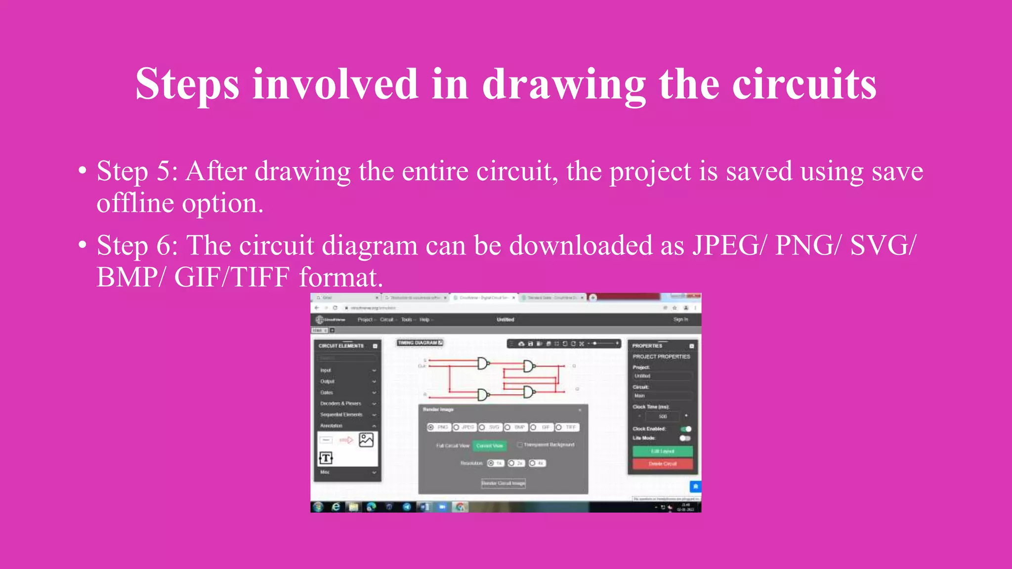 Drawing digital circuits using Circuitverse | PPTX