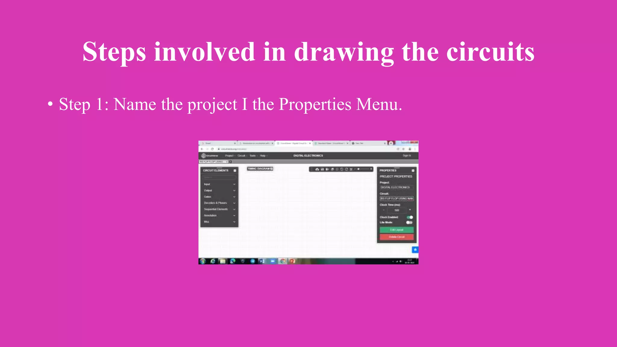 Drawing digital circuits using Circuitverse | PPTX