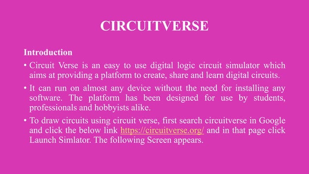 Drawing digital circuits using Circuitverse | PPTX | Programming ...