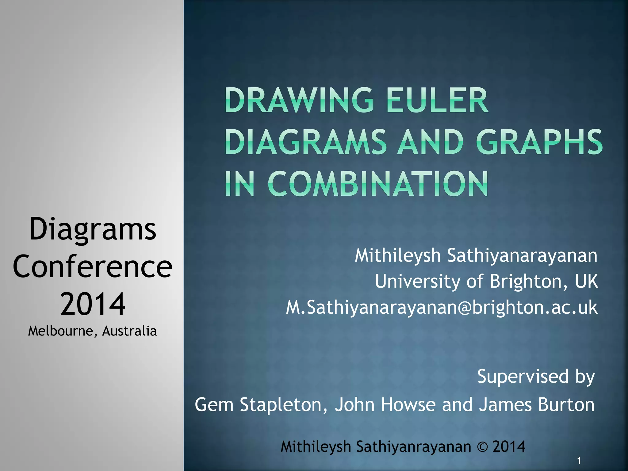 Drawing Euler diagrams and graphs in combination | PPT