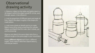 Drawing Folio perceptions y8 2017 | PPT