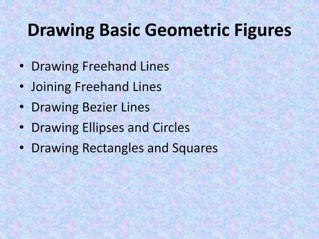 Drawing geometric figures | PPT