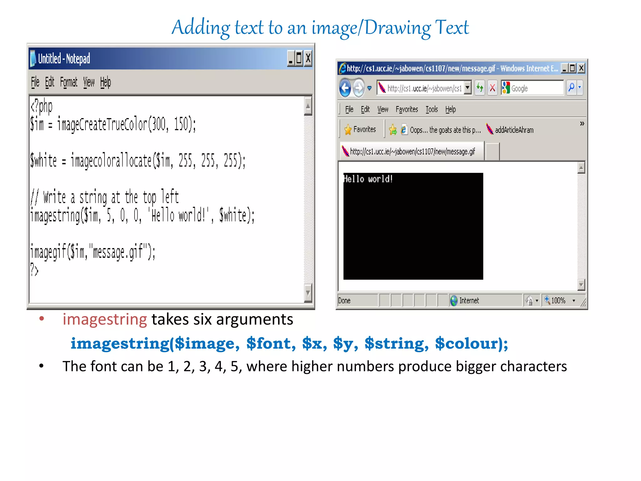 Drawing images | PPTX