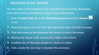 Drawing in Microsoft Word for High School.pptx