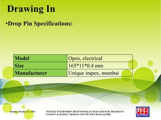 Drawing in (weaving) | PPTX