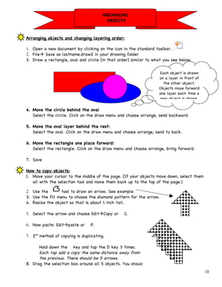 Drawing In Word Packet | DOC