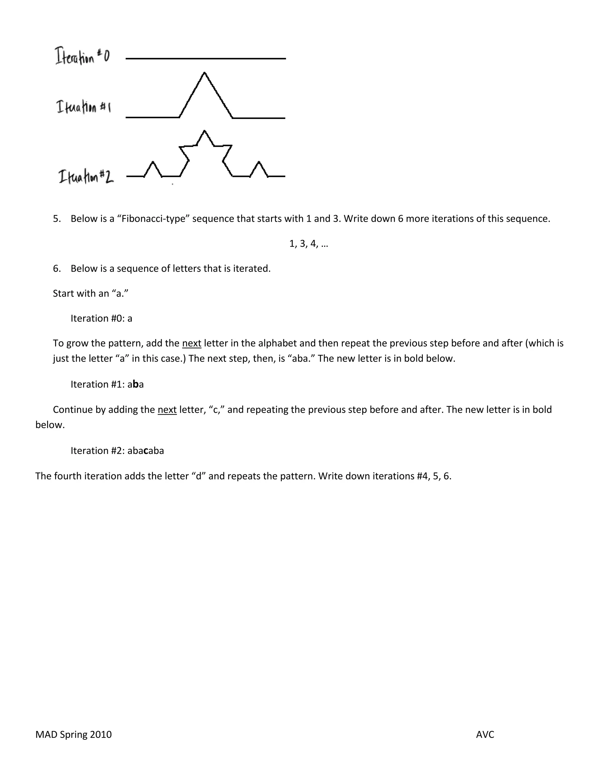 Iterations via drawing | PDF
