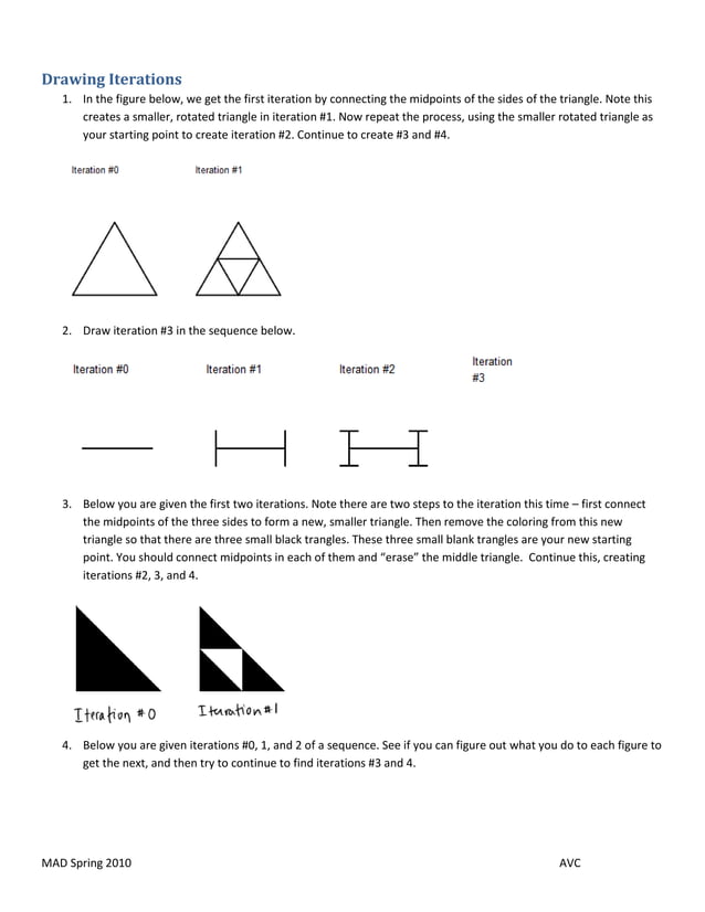 Iterations via drawing | PDF